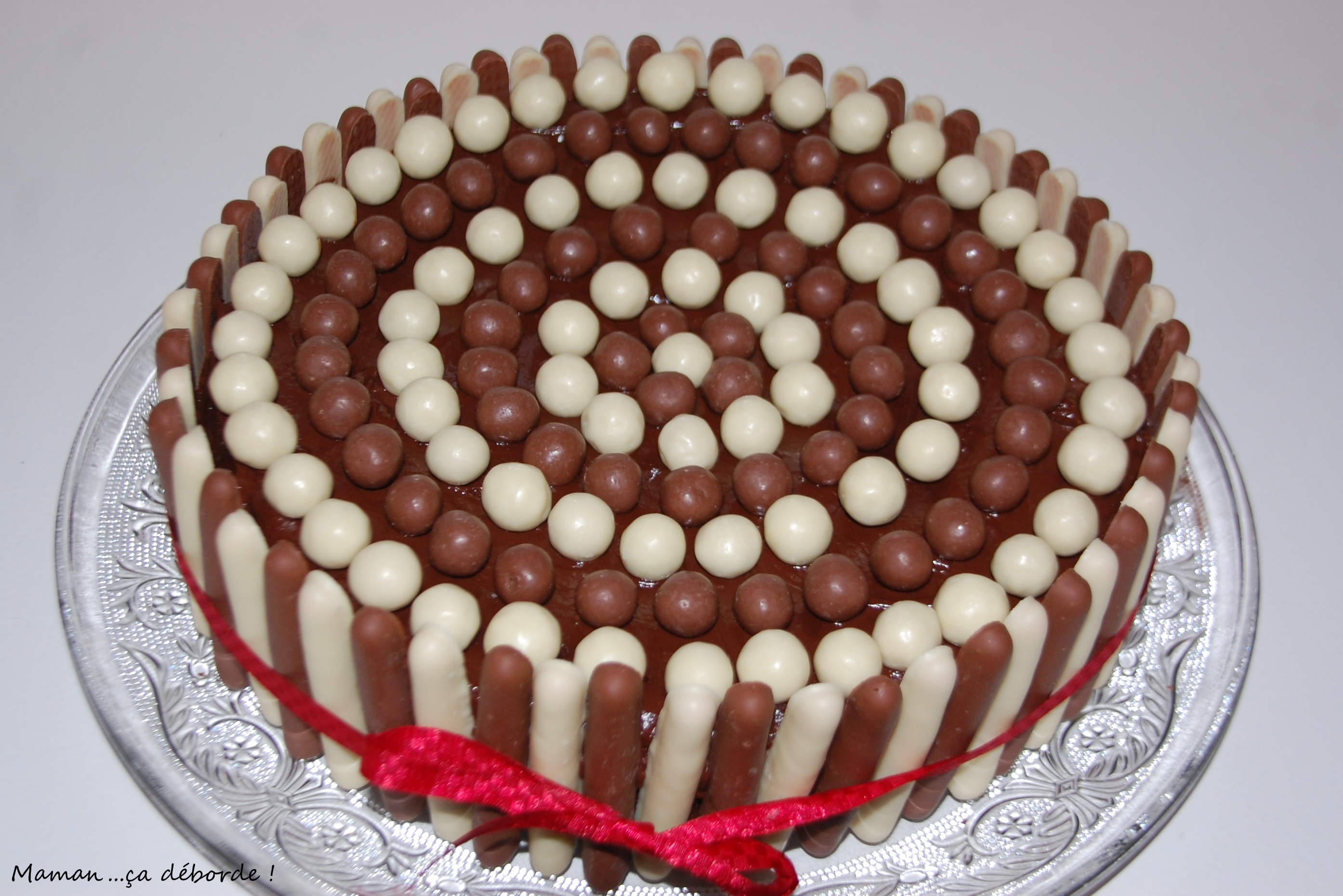 Gâteau damier - Maman...ça déborde