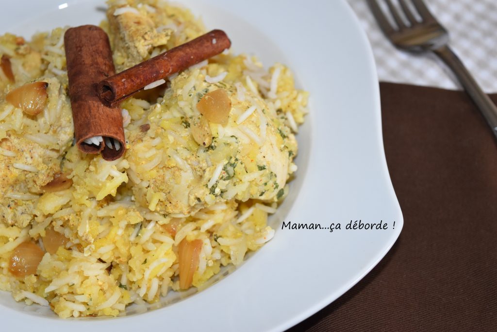 Poulet biryani - Maman...ça déborde