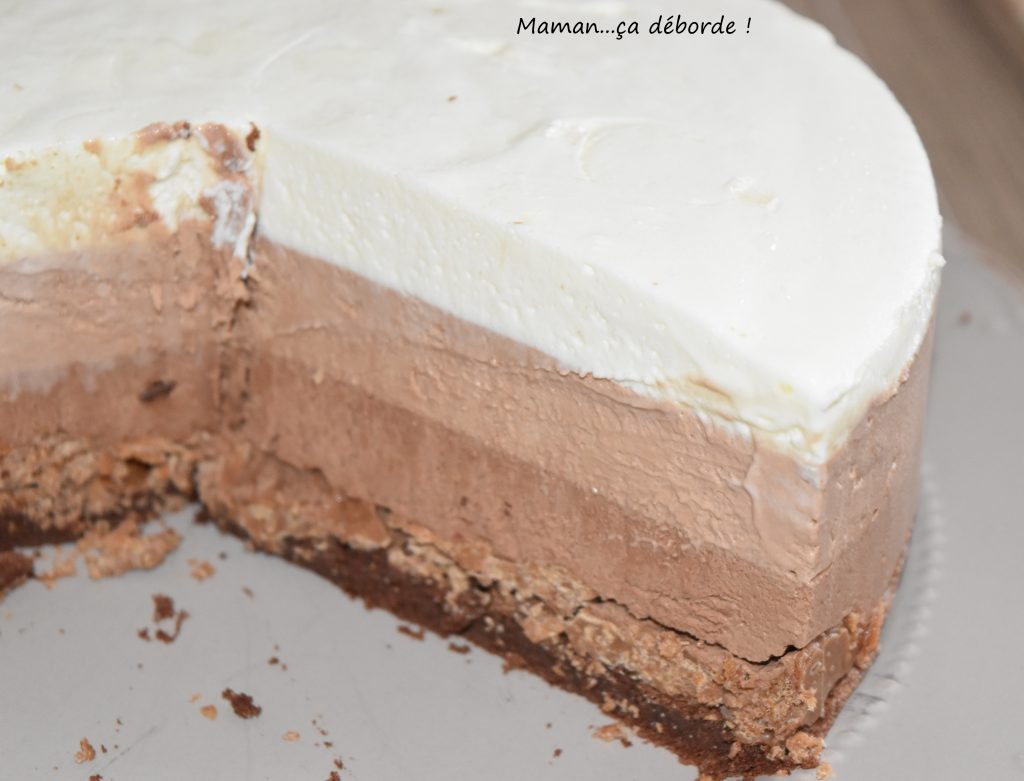 Entremets 3 chocolats - Maman...ça déborde