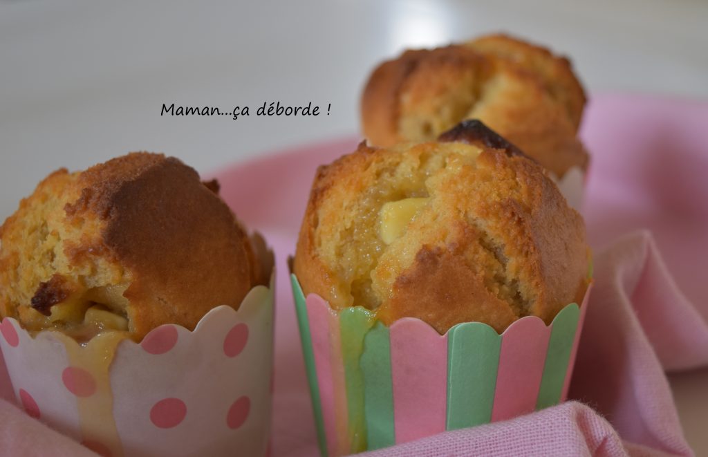 Muffins au chocolat blanc - Maman...ça déborde