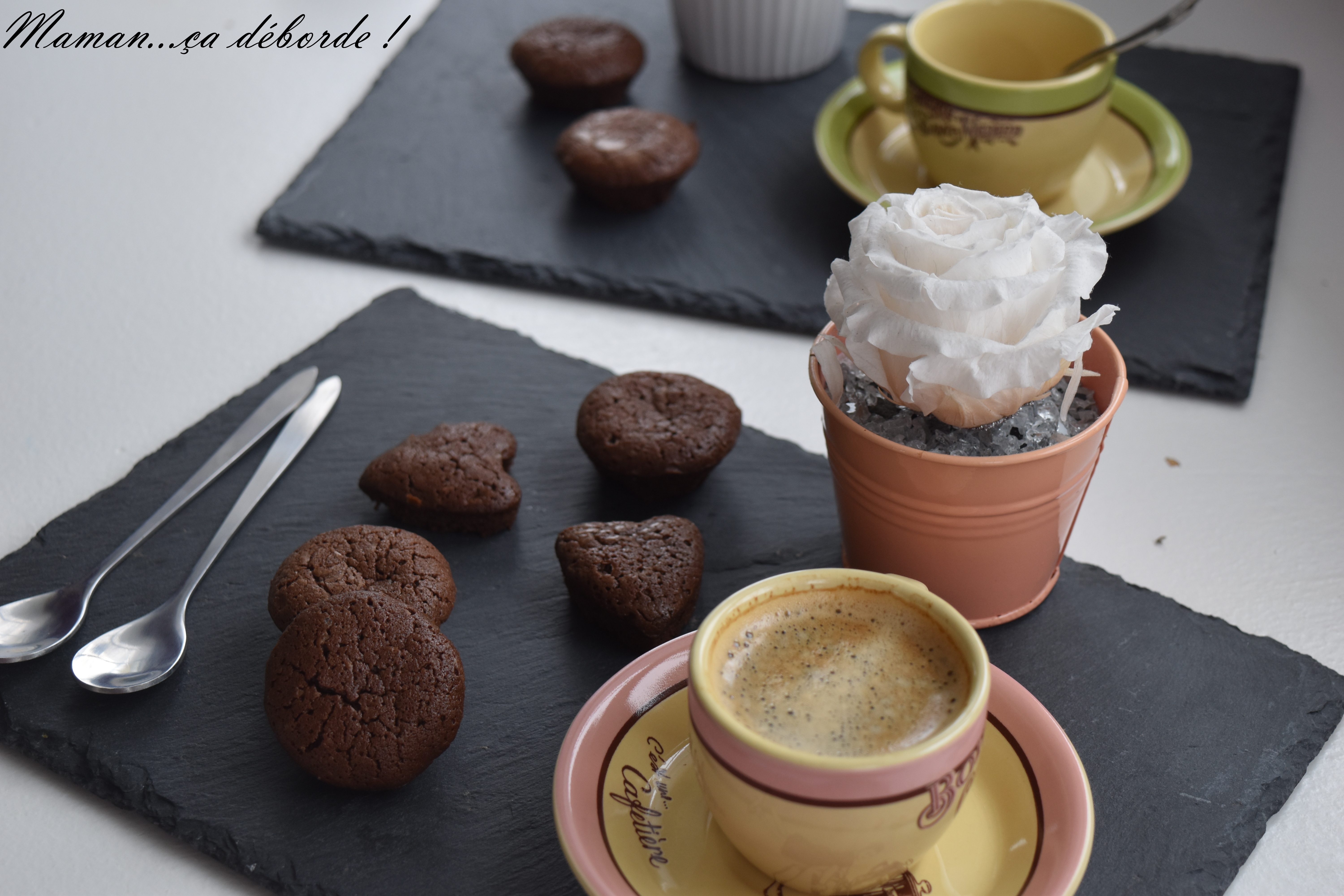 Mini moelleux au chocolat - Maman...ça déborde