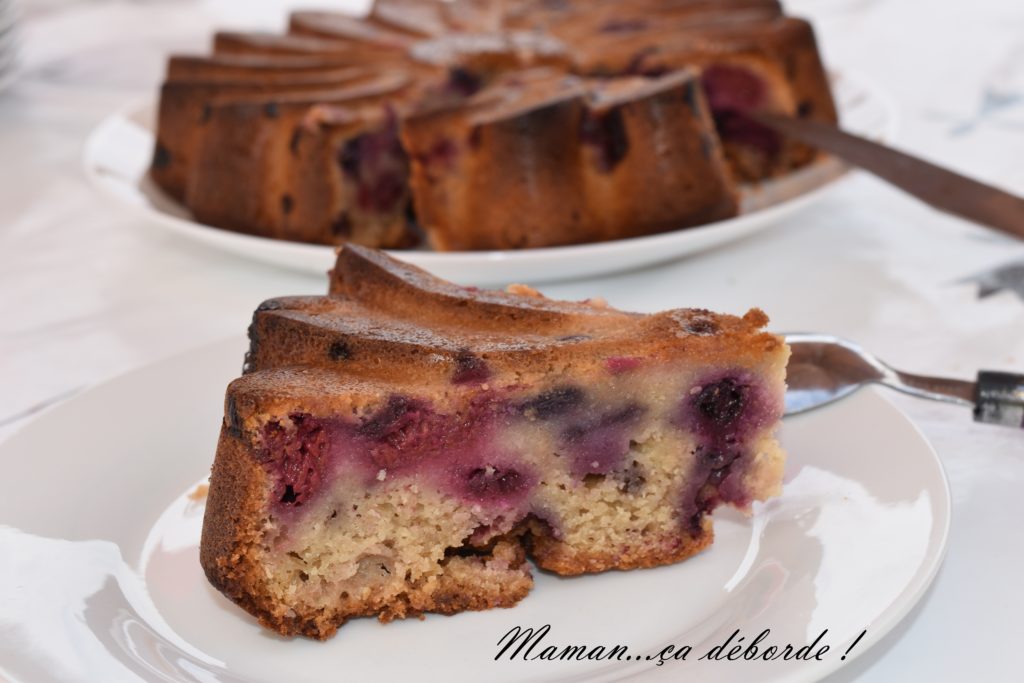 Gâteau aux fruits rouges sans oeuf - Maman...ça déborde