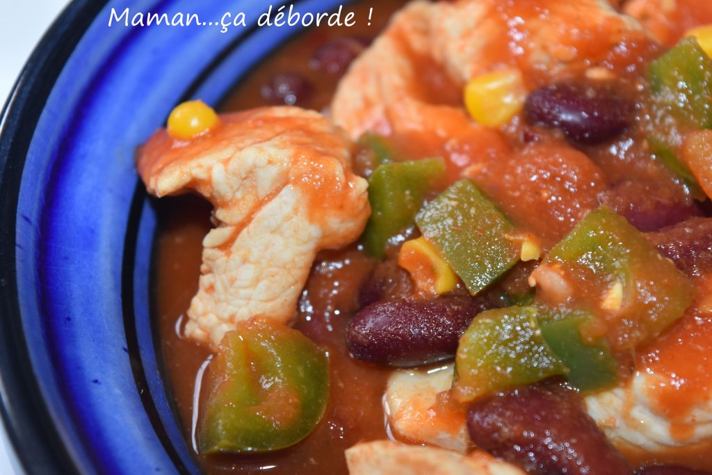 Poulet façon chili - Maman...ça déborde