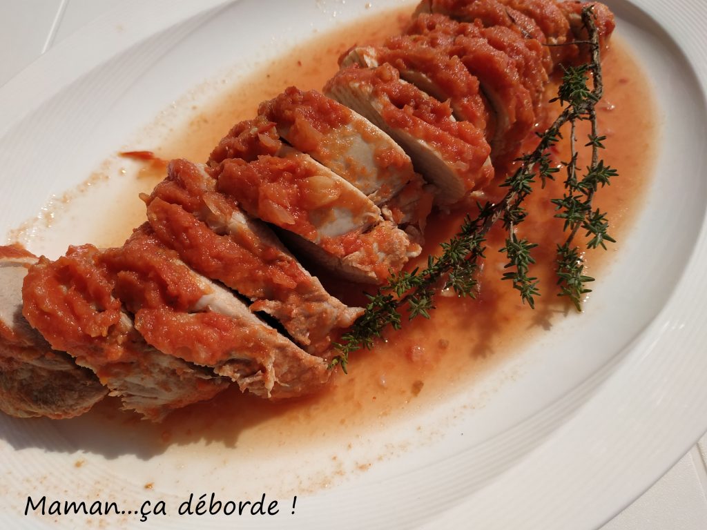 Filet Mignon De Porc à La Crème Tomatée Maman ça Déborde